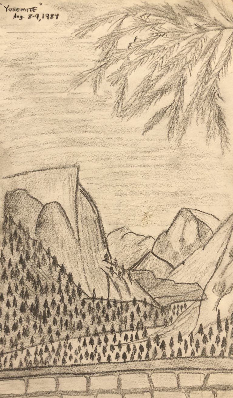 Yosemite Drawings from 34 Years Ago Discovered! – Yosemite Summit